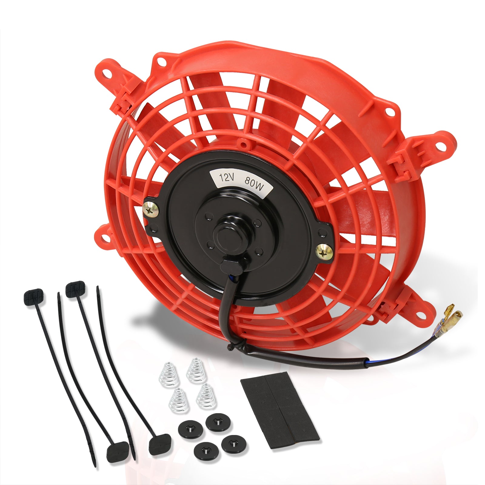 Universal 7" Radiator Fan Red – AJP Distributors