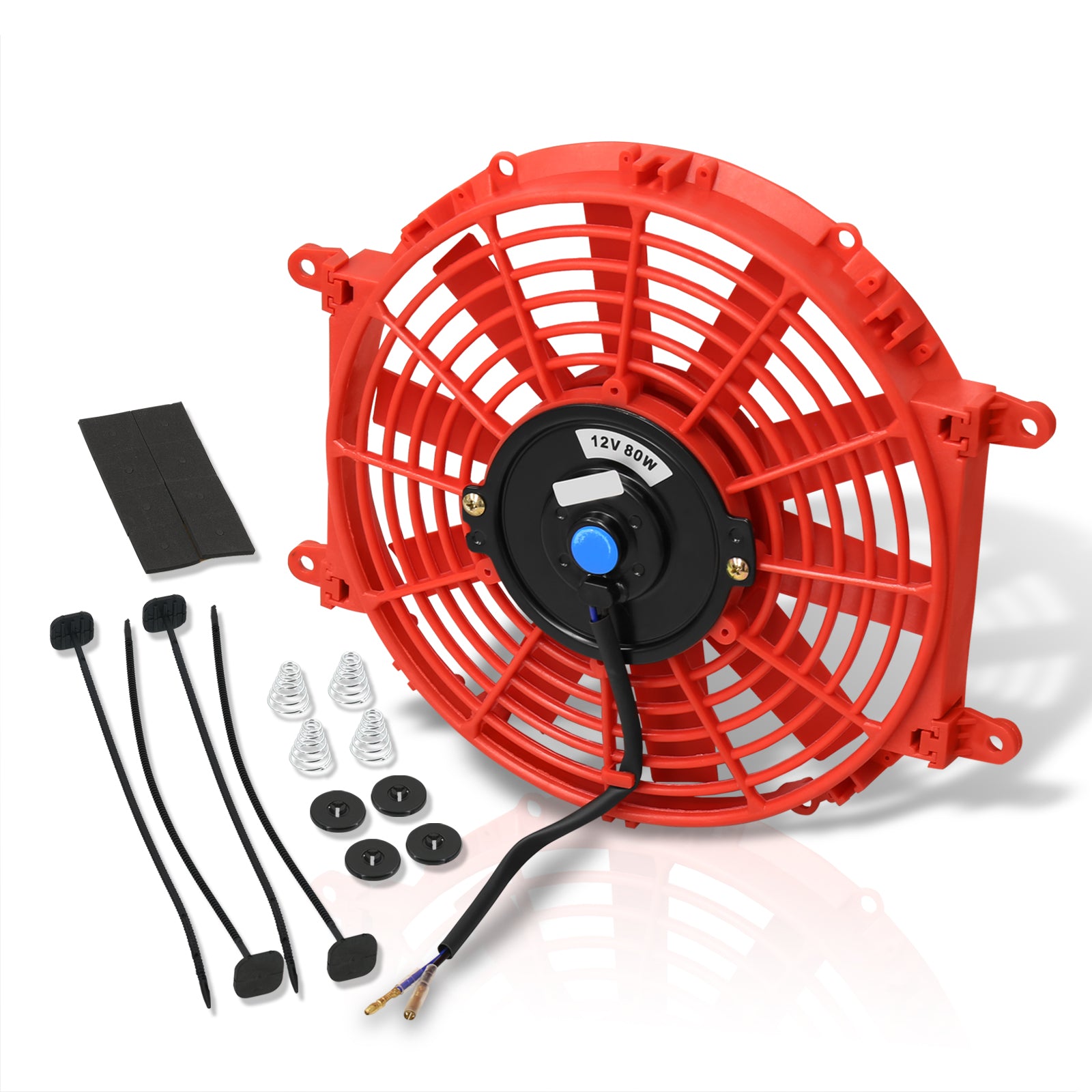 Universal 10" Radiator Fan Red – AJP Distributors