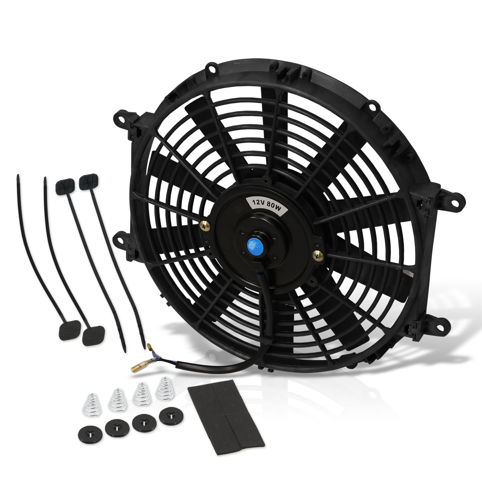 Universal 12" Radiator Fan Black – AJP Distributors
