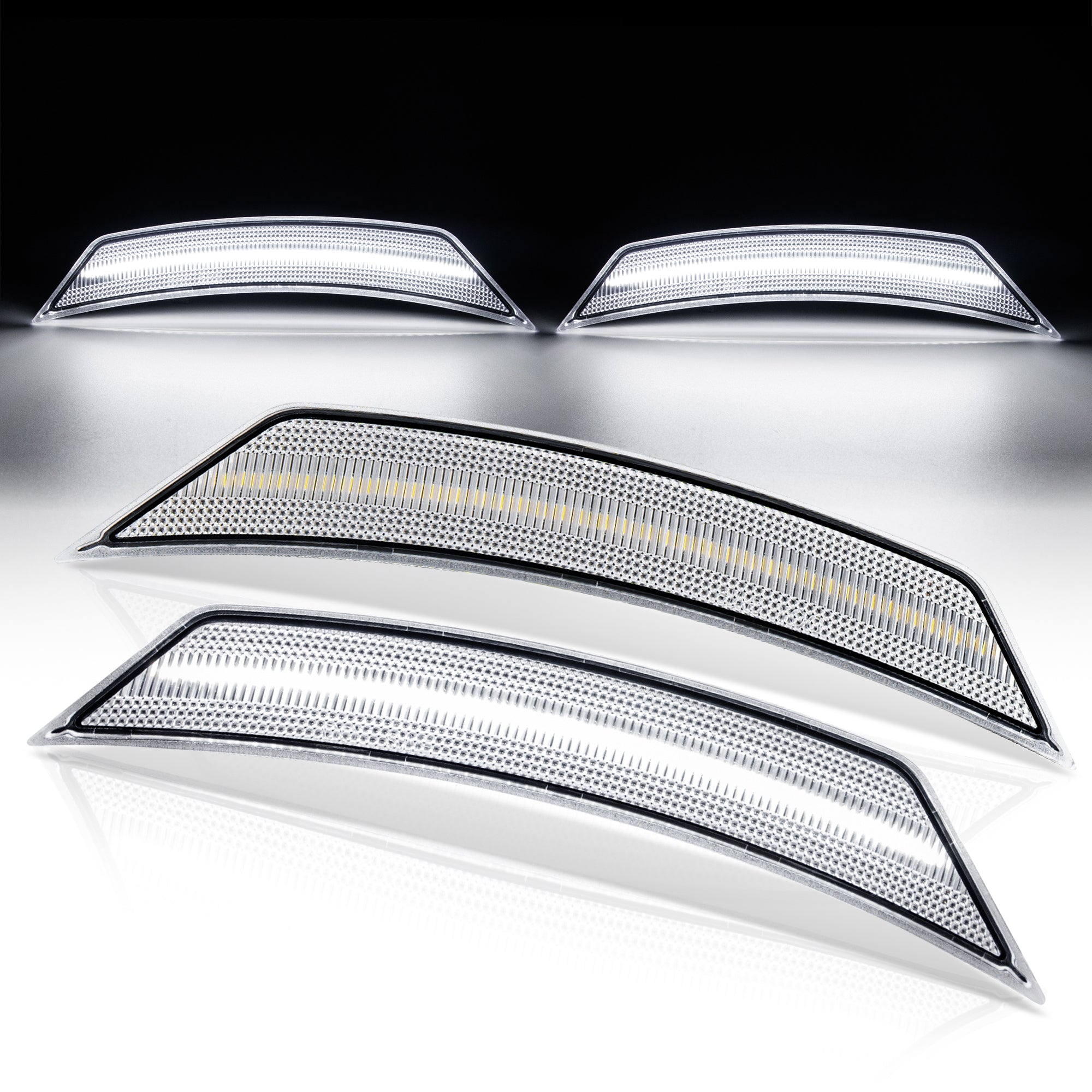 Chevrolet Trailblazer 2021-2024 Front White LED Side Marker Lights Cle ...