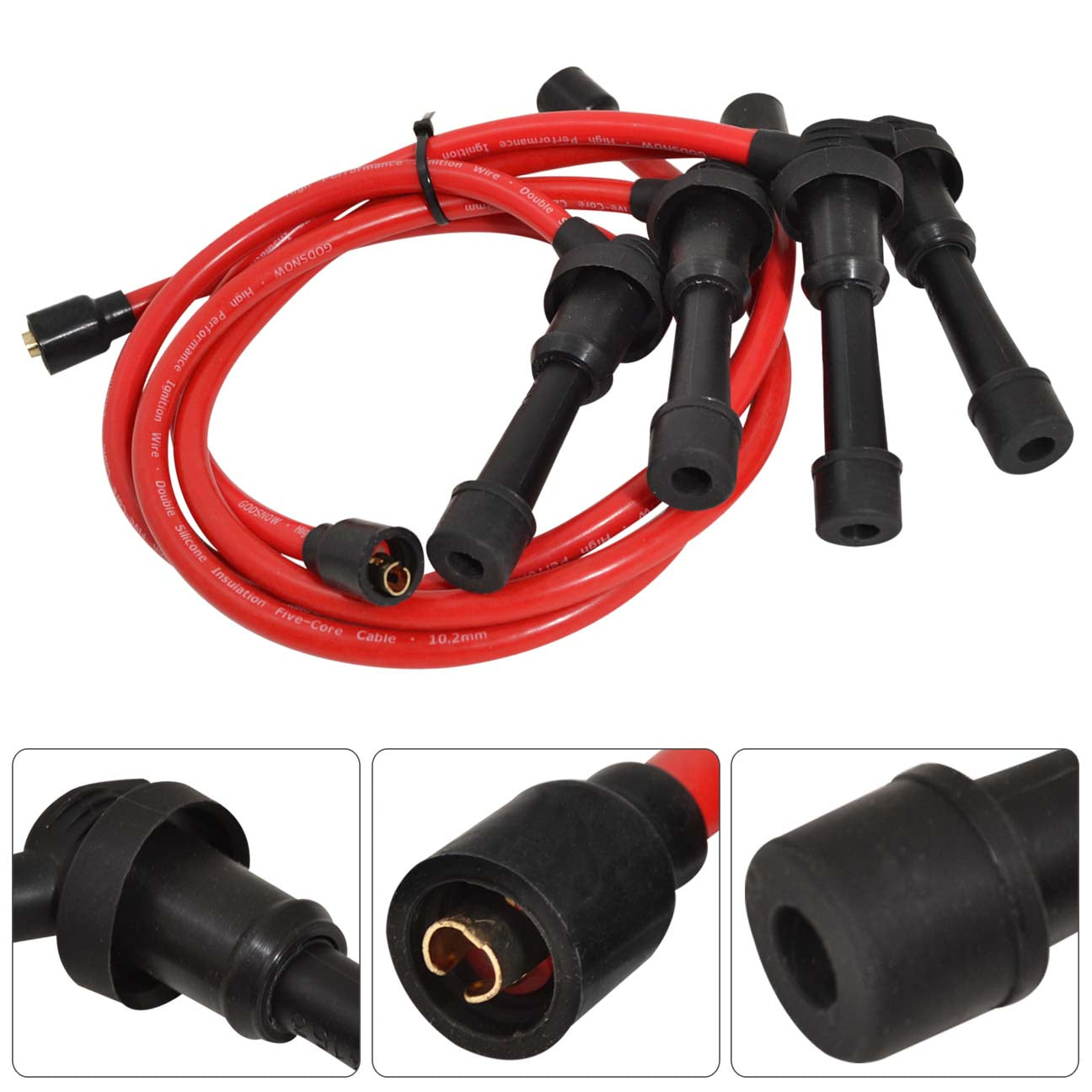 Mitsubishi Eclipse 95-99 Eclipse GST/GSX 4G63 Turbo Spark Plug Wires R ...