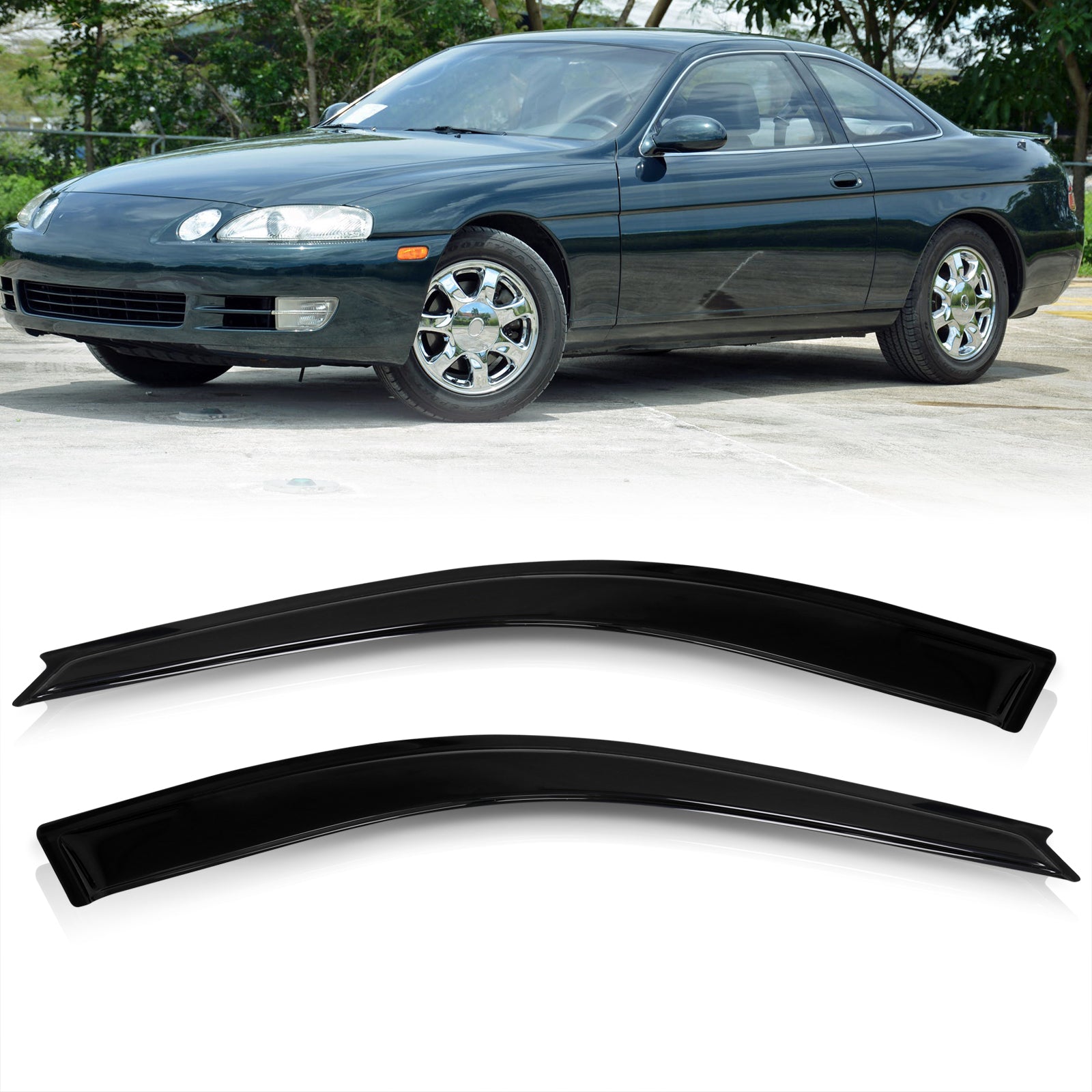 Lexus SC300 SC400 1992-2000 2 Door Tape On Window Visors – AJP Distributors