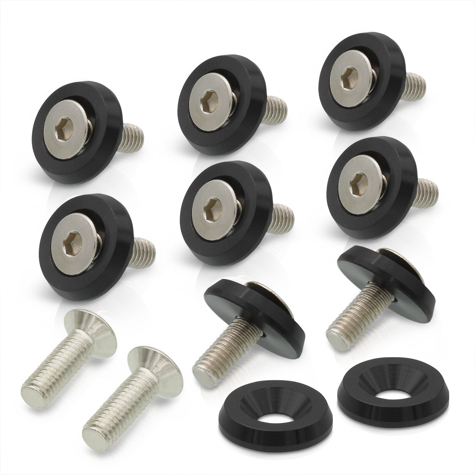Universal M6 Fender Washer Kit Black (10-Pieces) – AJP Distributors