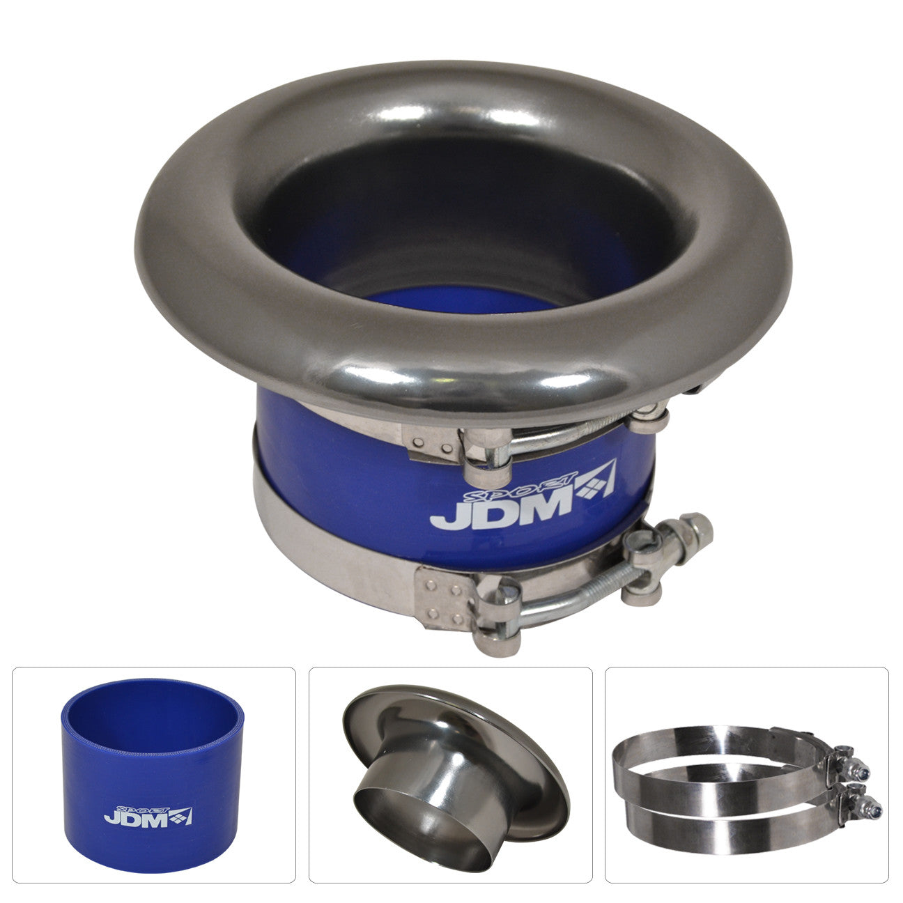 Velocity Stack 4 Inch for Turbo/Air Intake/Supercharger Gun Metal – AJP ...