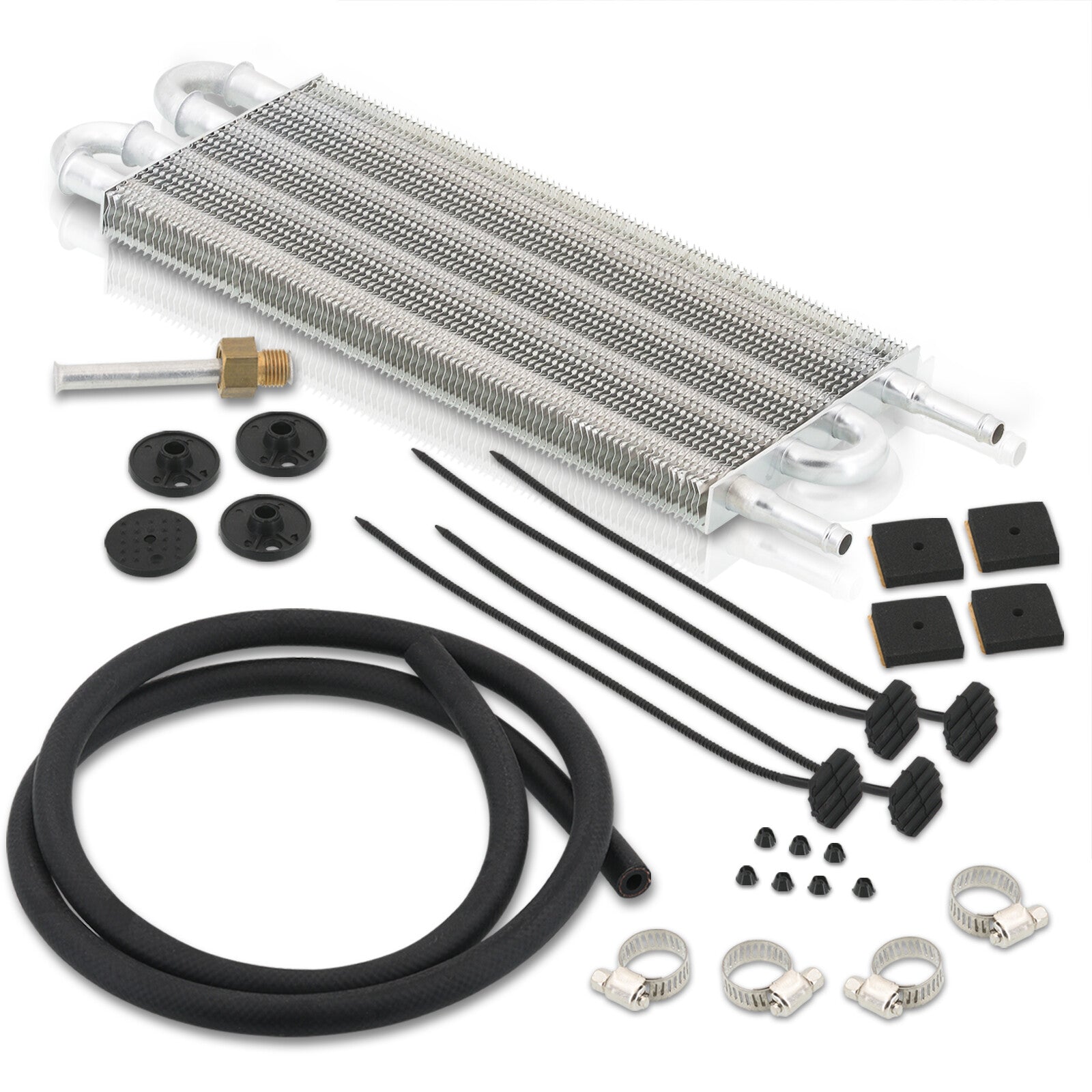 Universal Oil / Transmission / Power Steering Cooler Kit 12" x 5" x 0 ...