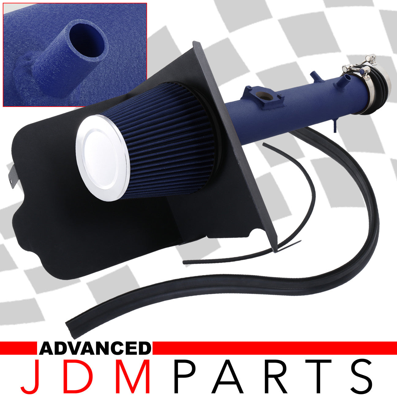Toyota Tacoma 4.0L V6 2005-2011 Cold Air Intake Blue + Heat Shield ...