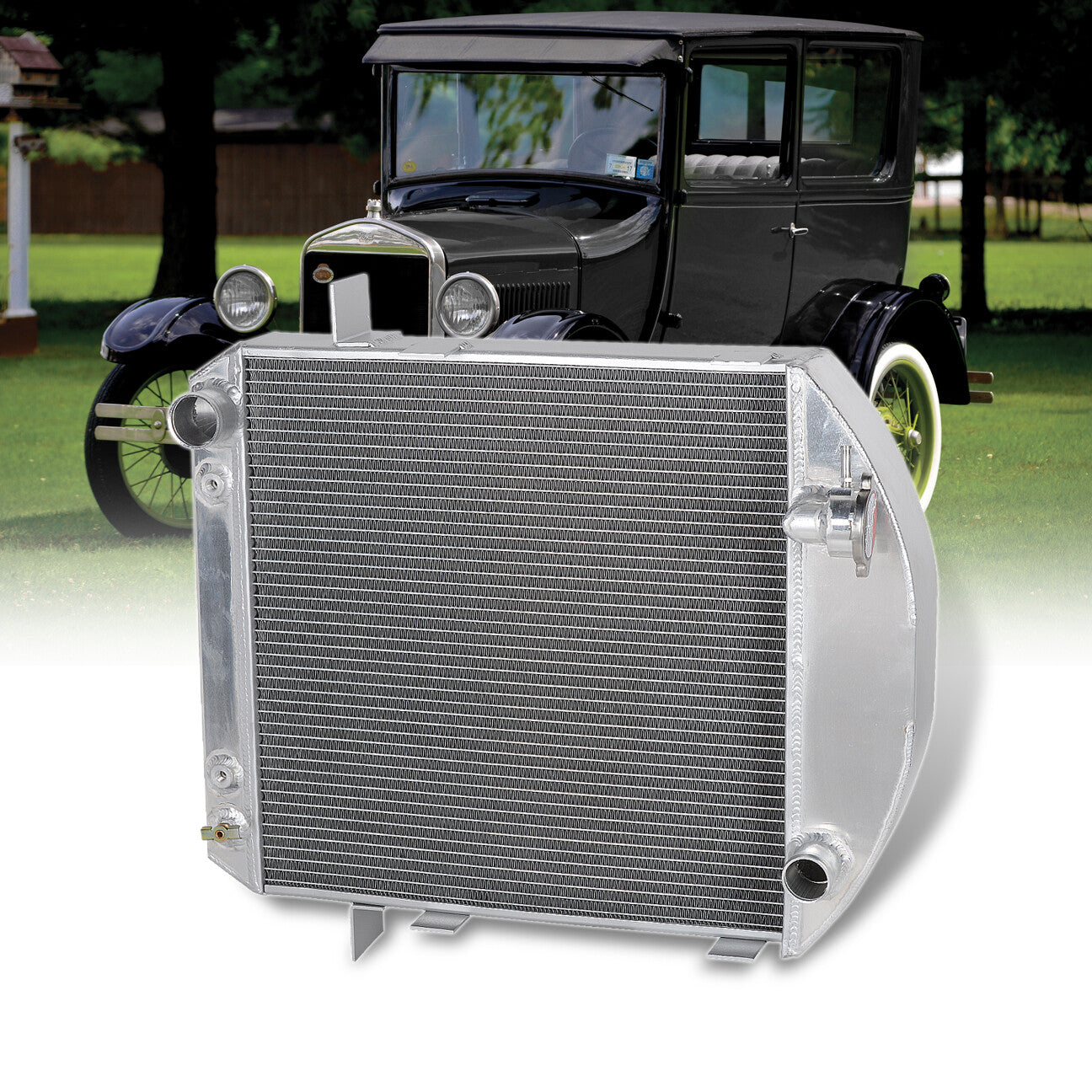 Ford Model T 1924-1927 Manual Transmission Aluminum Radiator – AJP ...