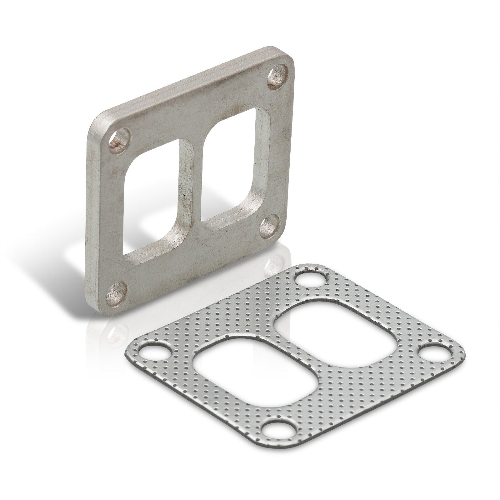 Universal T4 T70 TO4B T04B Turbo Manifold Weld-On Adapter Flange + Gas ...