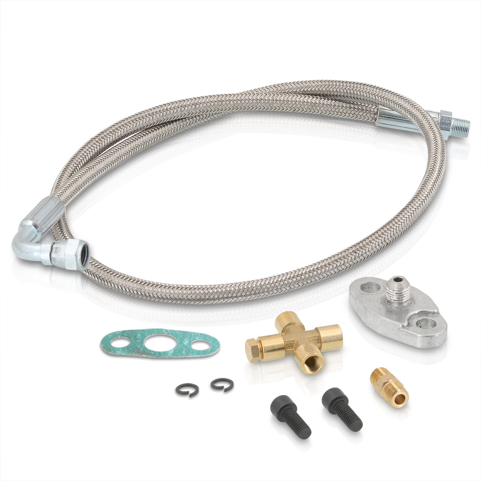 T25/T28 Turbo Oil Feed Line 36inch – AJP Distributors