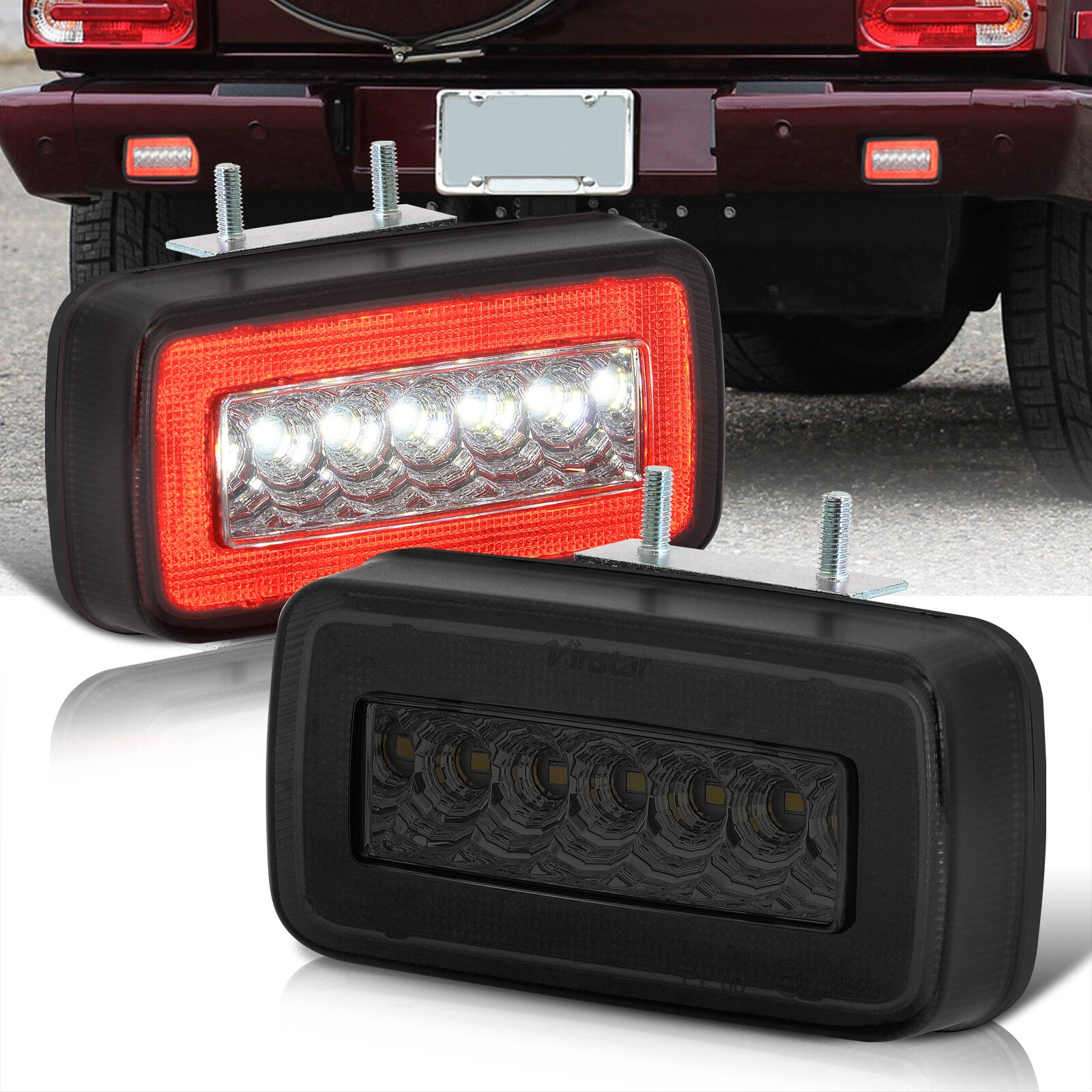 Mercedes G-Class W463 G500 G550 G55 1986-2018 2-in-1 Function LED Rear ...