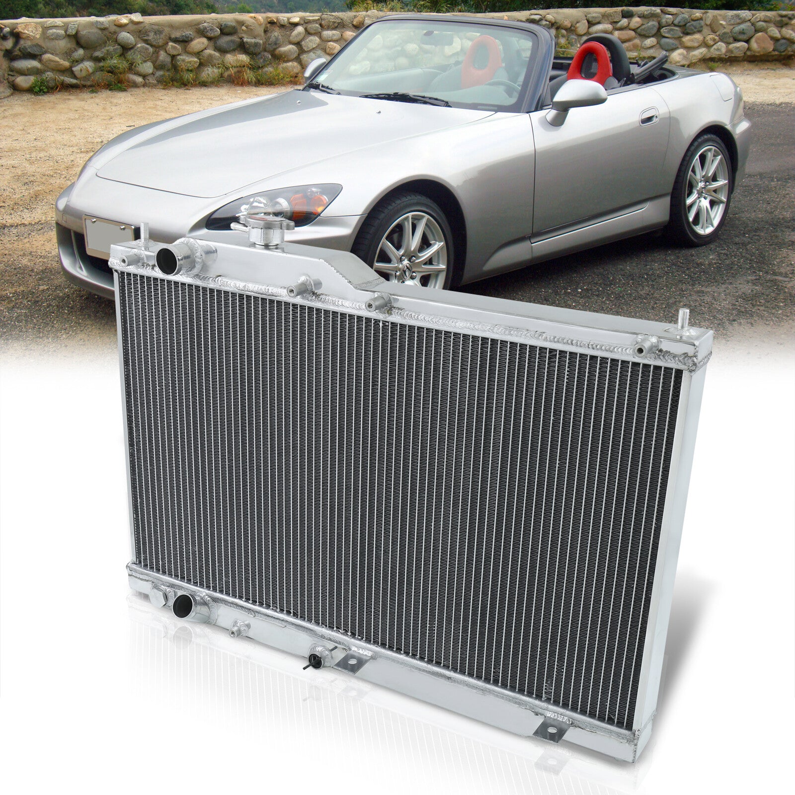 Honda S2000 2000-2009 Manual Transmission Aluminum Radiator – AJP ...